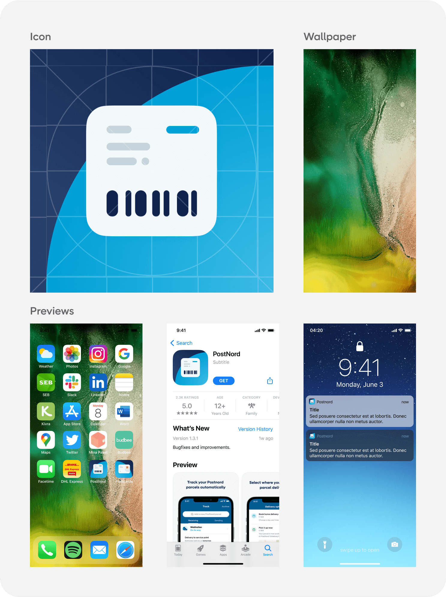 Redesigning the PostNord App Icons
